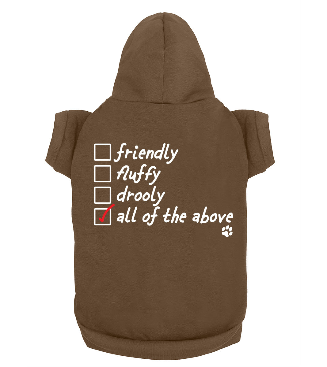 Buy Online Friendly Fluffy Drooly All Of The Above Funny Check List ...